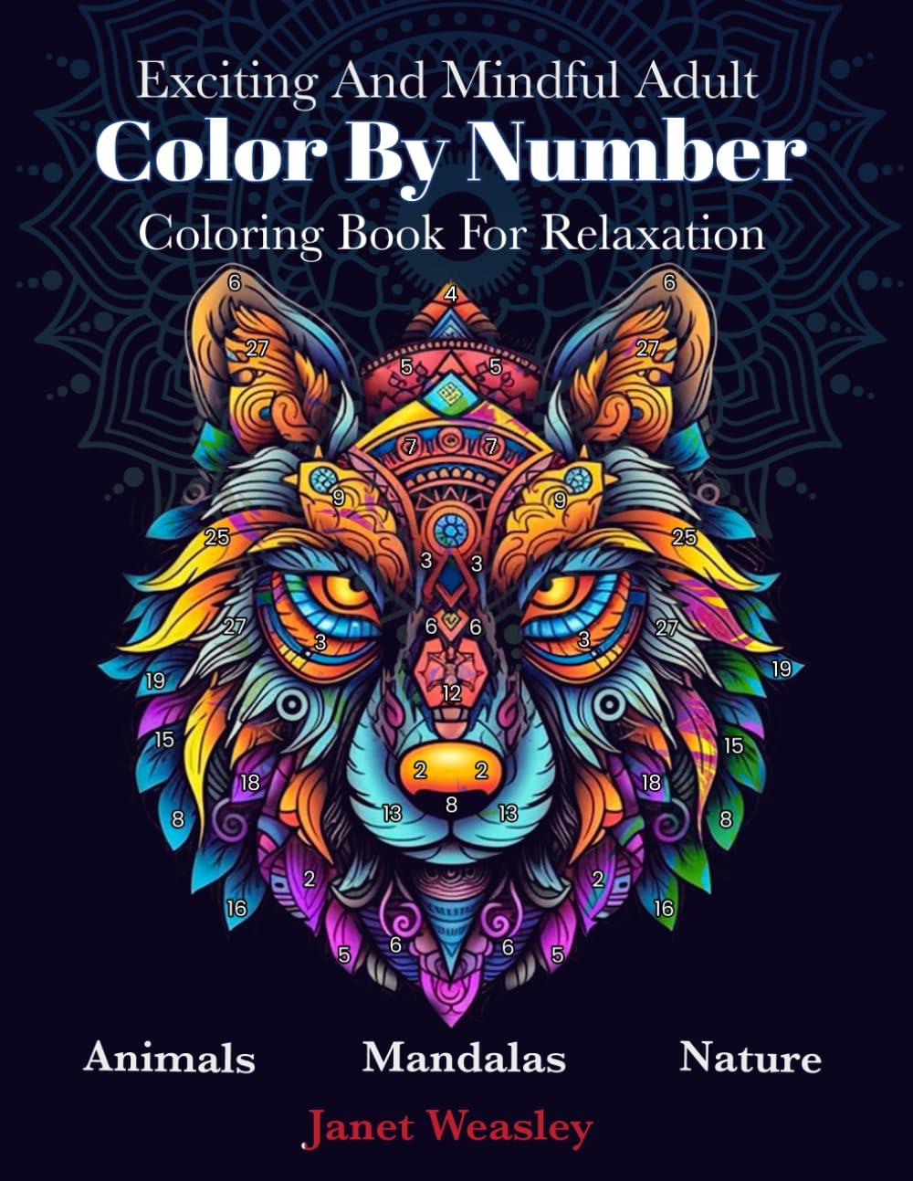 Amazon.com: Exciting And Mindful Adult Color By Number Coloring Book ...