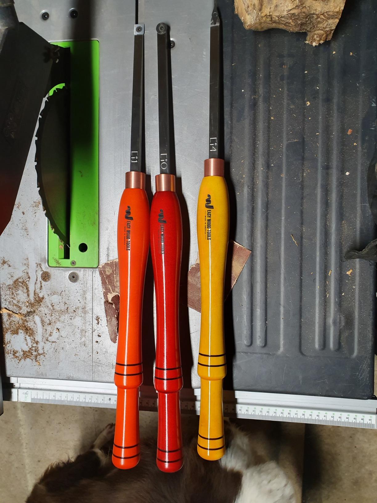 Easy Wood Tools Easy Full-Size 3-PC (12025) Woodturning Tool Set for ...