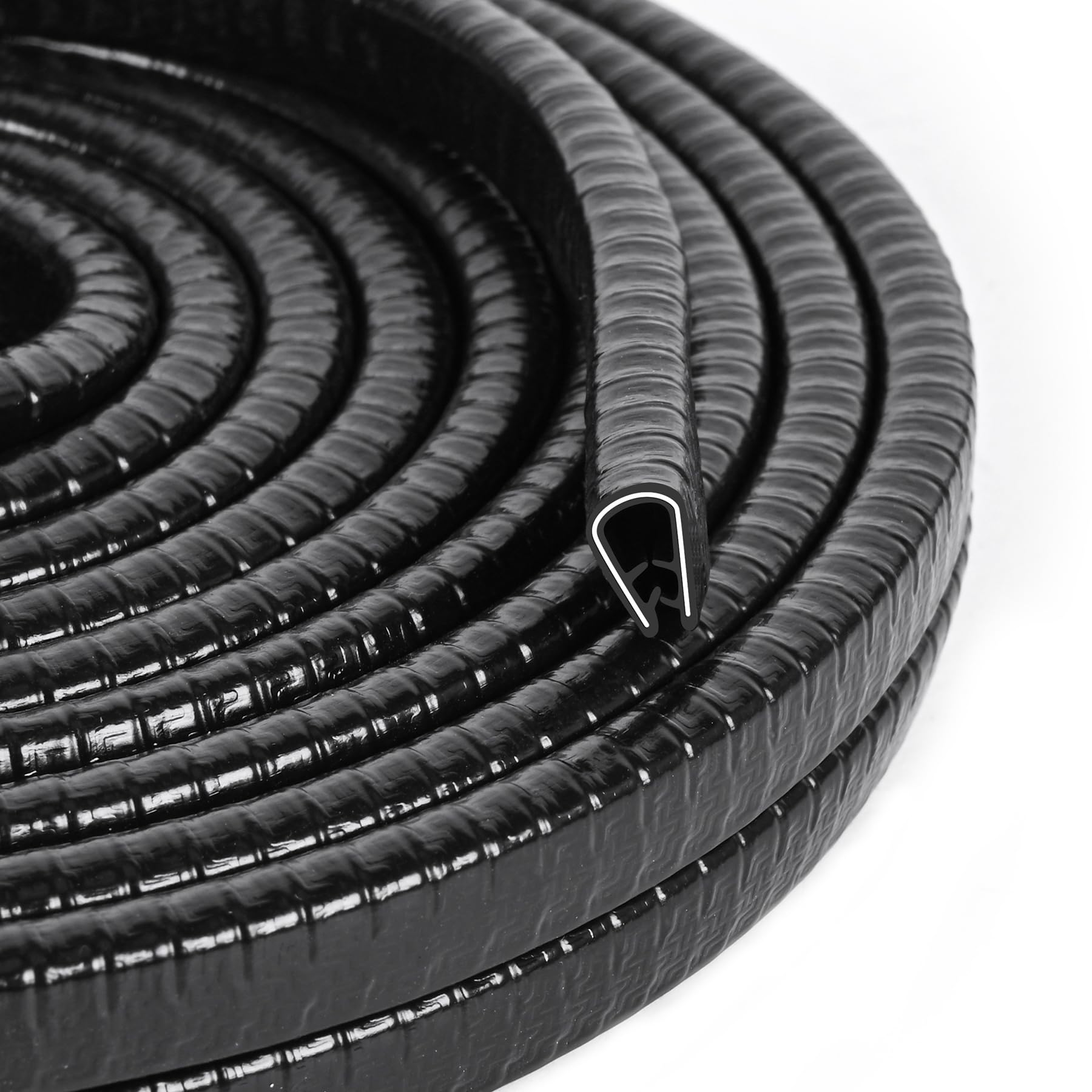 Amazon.com: Car Door Edge Guards 66Ft(20M) Universal Fit Rubber U Shape ...