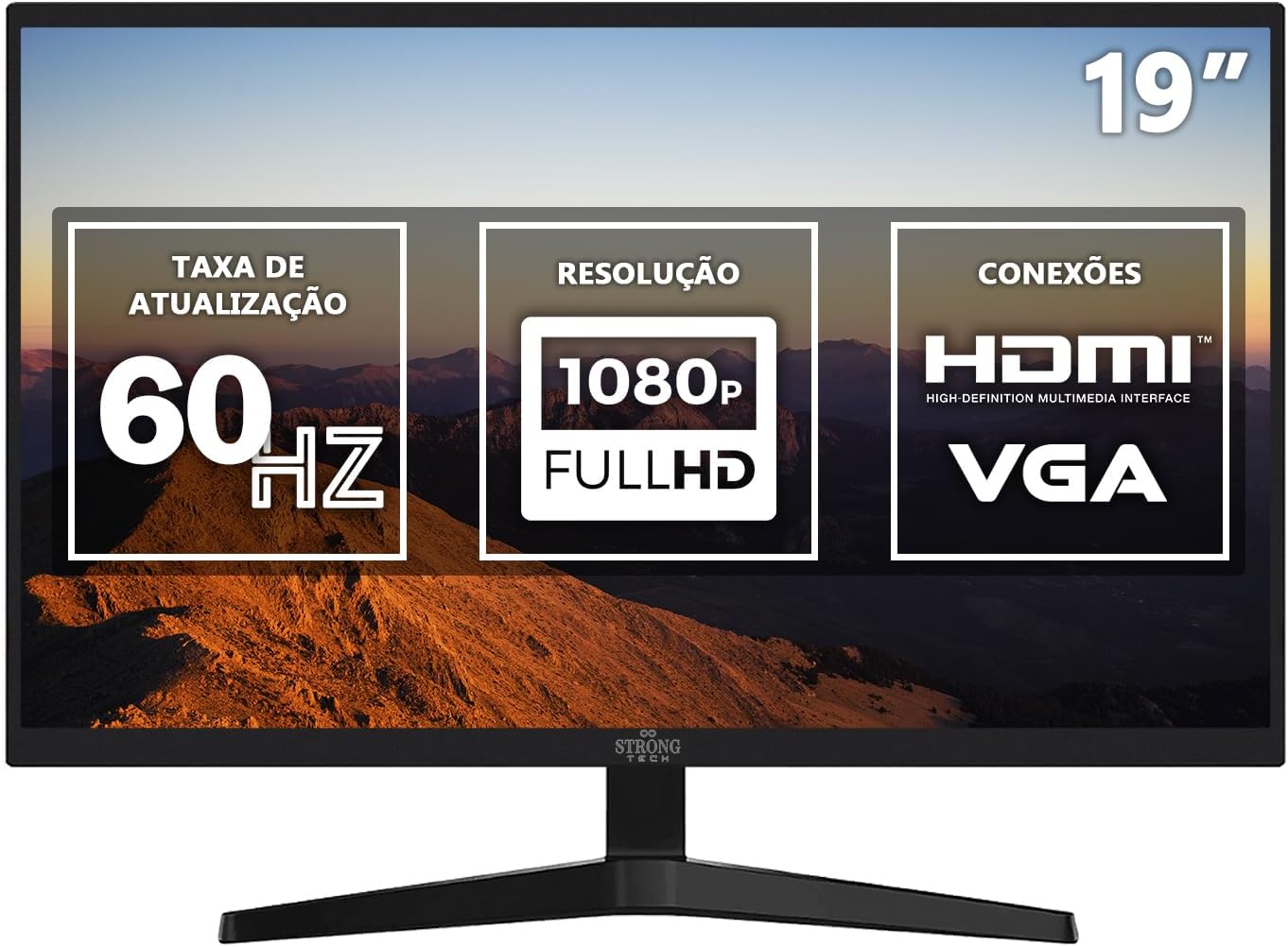 Monitor LG 19.5'' LED HD - HDMI, 2ms, Ajuste de Inclinação, Reader Mode ...