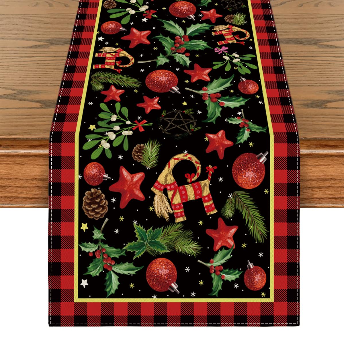Amazon.com: Yule Table Runner Christmas Table Runner Pagan Christmas ...