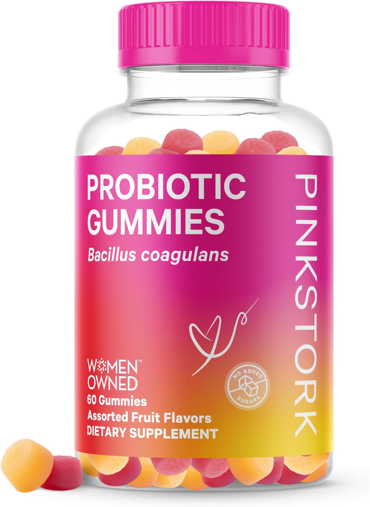 Amazon.com: Pink Stork Probiotic Gummies for Prenatal & Postnatal Women ...