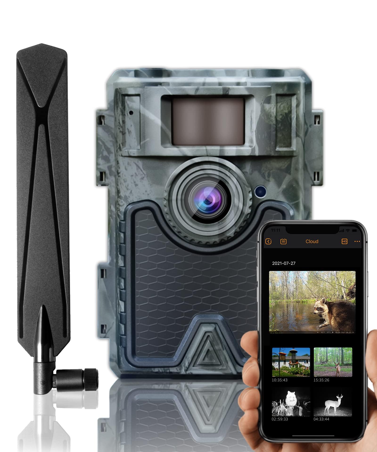Amazon.com: Cellular Trail Camera 480Ace, 4G IP66 Waterproof Hunting ...