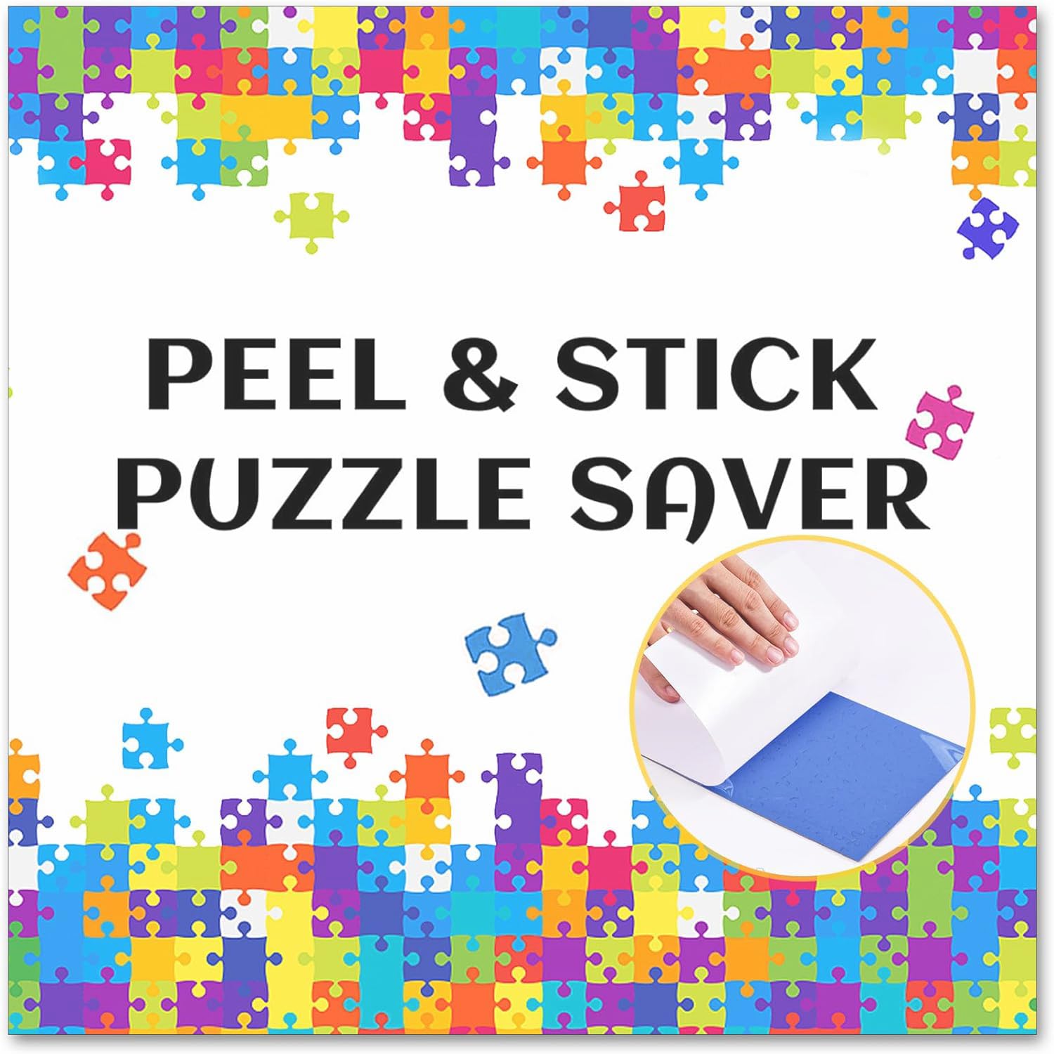 Amazon.com: Puzzle Glue Sheets for 3 X 1000 Puzzles, 18 Puzzle Saver ...