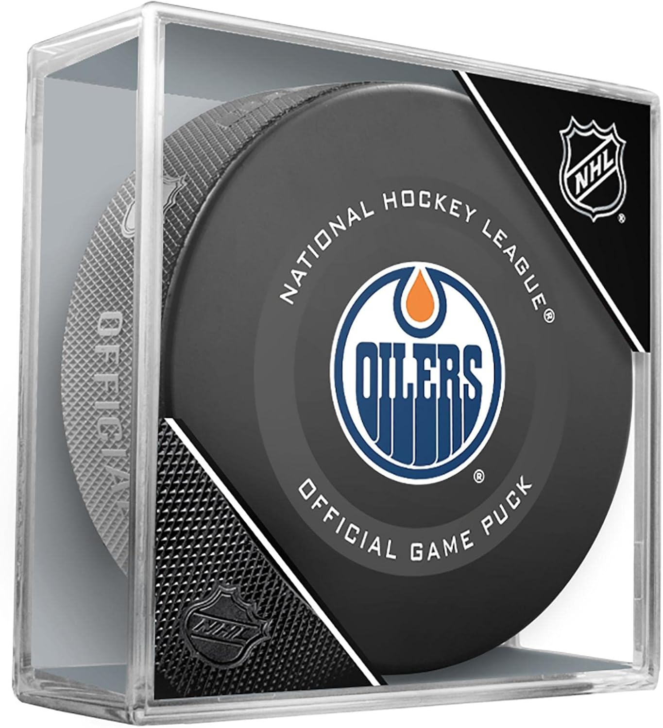 Amazon.com: Edmonton Oilers Unsigned InGlasCo 2019 Model Official Game ...