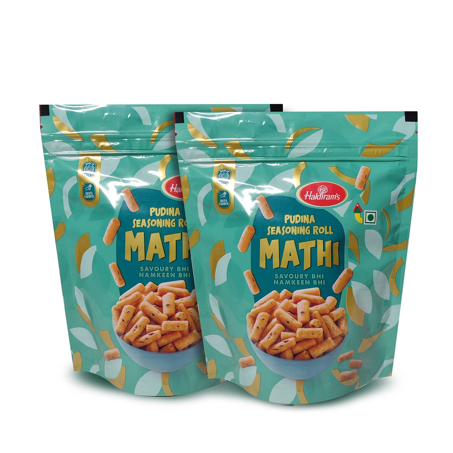 Haldiram's Pudina Mathi Seasoning roll - Combopack (170gm x 2 = 340gm ...