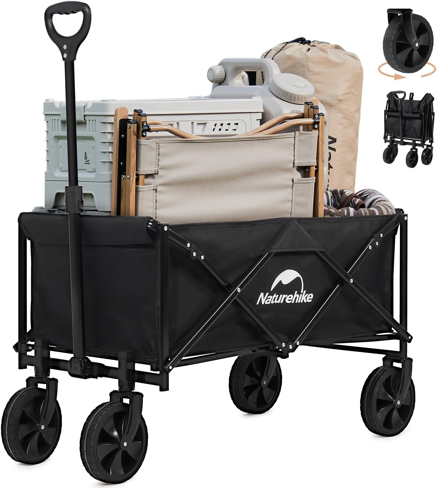 Amazon.com : Naturehike Beach Wagon with Big Wheels for Sand, 300LBS ...