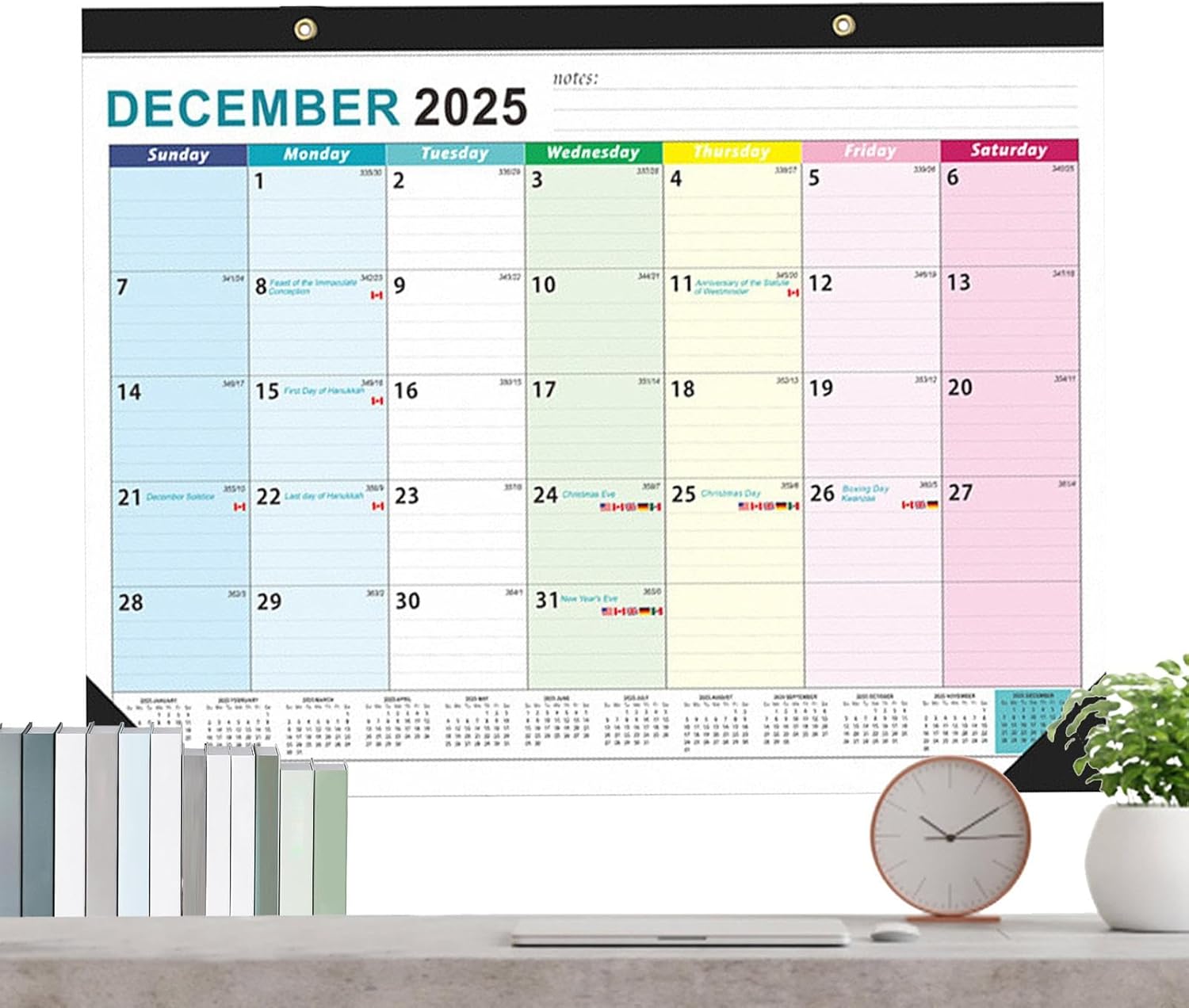 Calendario da parete 2025-2026,Calendario da parete - Funziona da ...