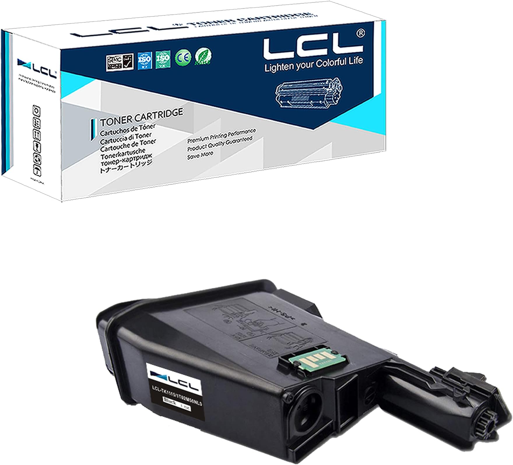 LCL Compatible Toner Cartridge TK1115 TK-1115 1T02M50NLV 1600Pages (1 ...