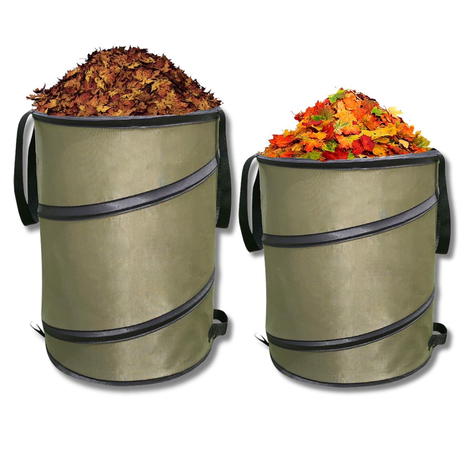 Amazon.com: WFIST Foldable Garden Leaf Bag – 2 Pack – 24 Gallon and 30 ...