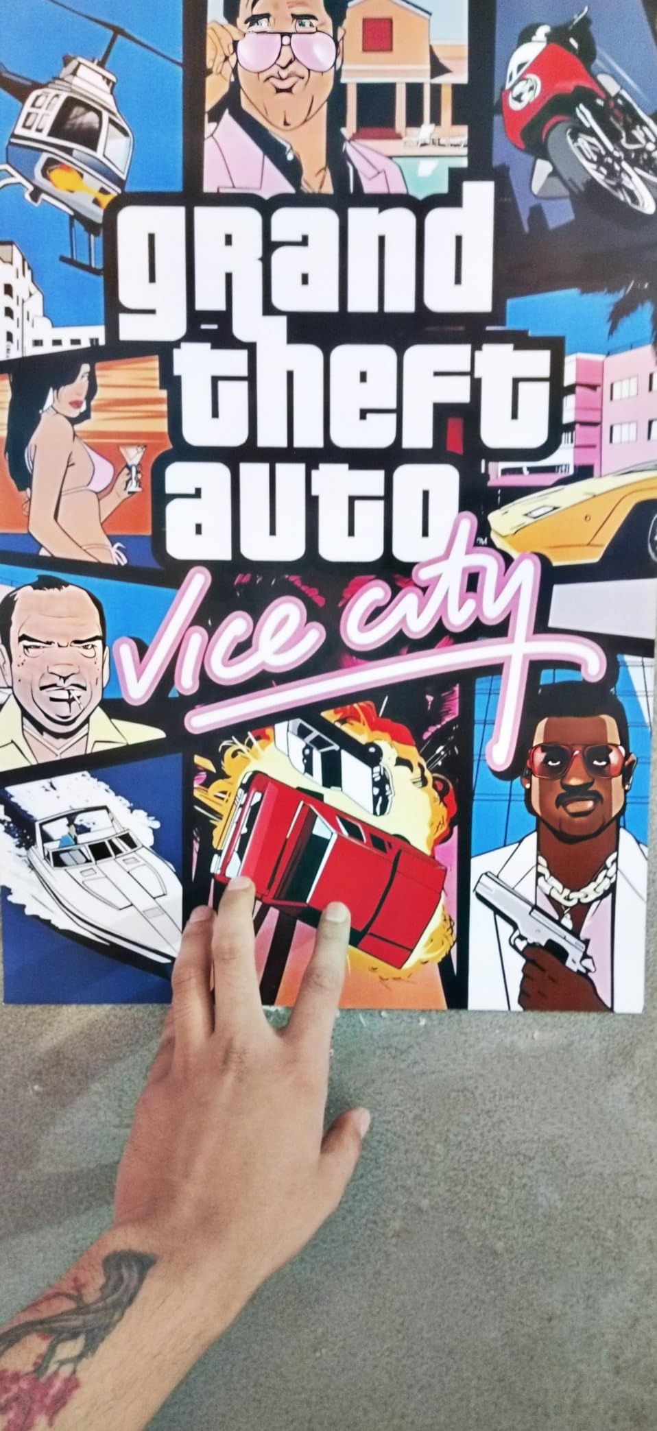 GTA Vice City | Game Posters for Wall | A3 and A4 sizes | 400 GSM Paper ...