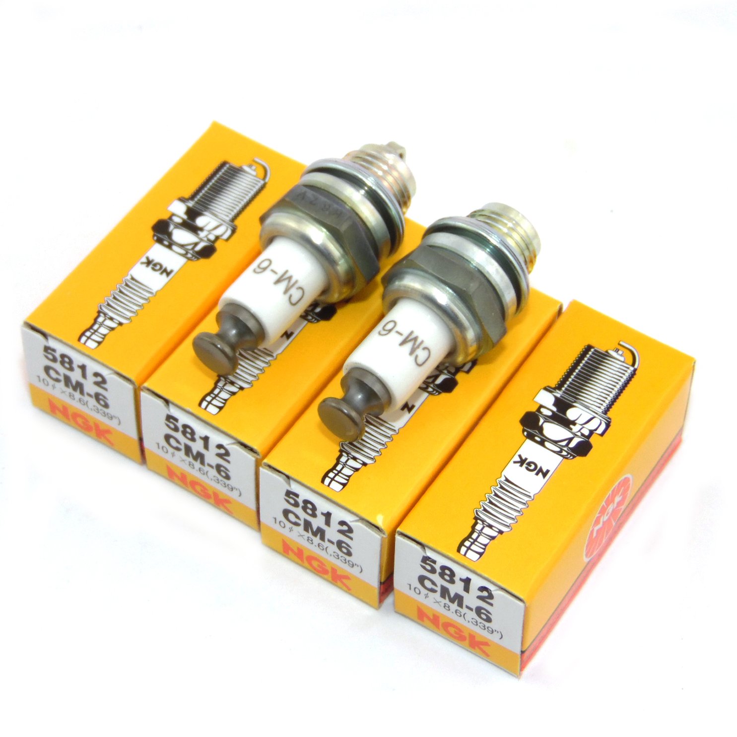5812 CM6 CM-6 Spark Plugs (4pk)... : Amazon.in: Car & Motorbike