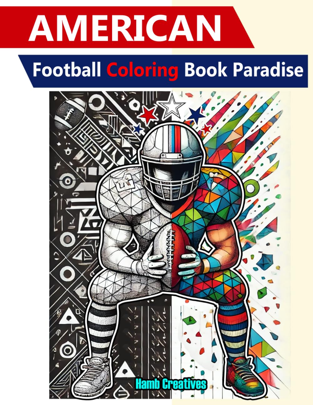 Amazon.com: American Football Coloring Book Paradise: Featuring Iconic ...