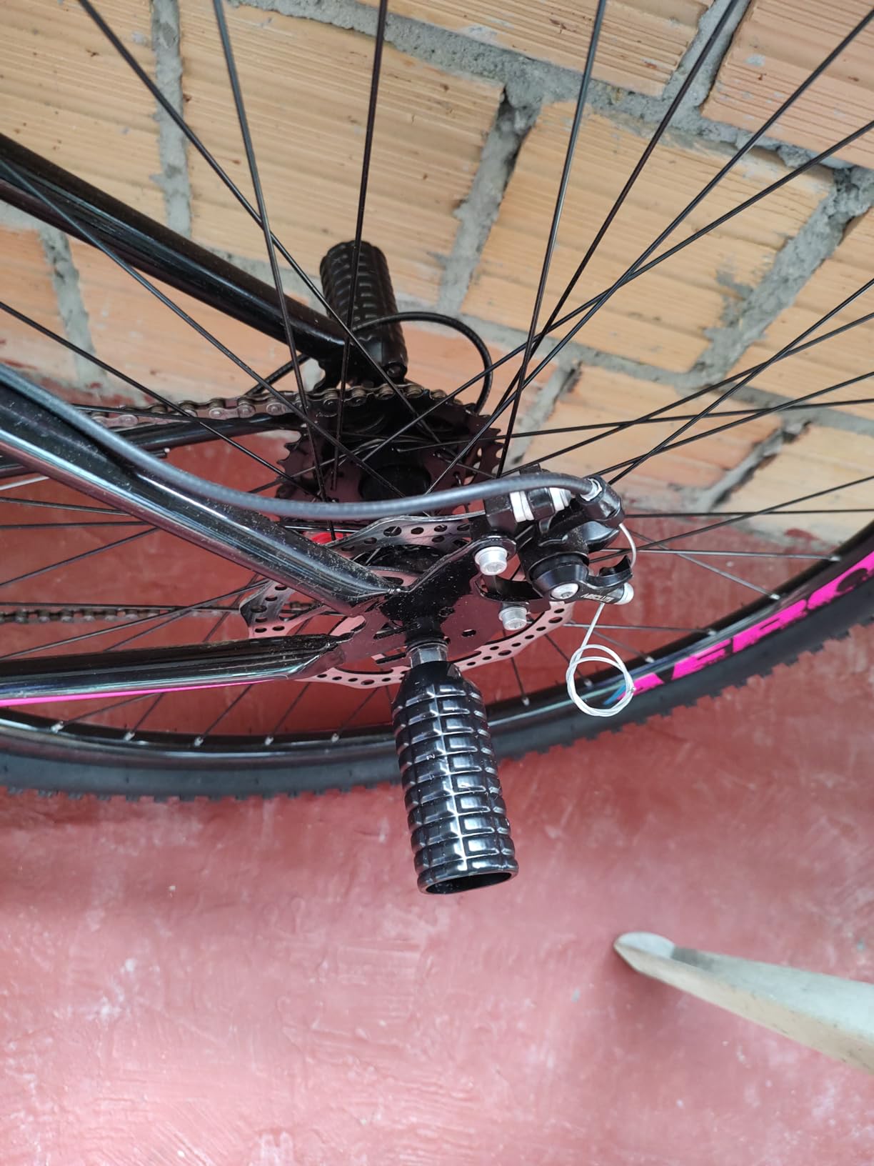 Pedaleira Apoio Bike Trolhão De Aluminio Par Premium Grande : Amazon ...