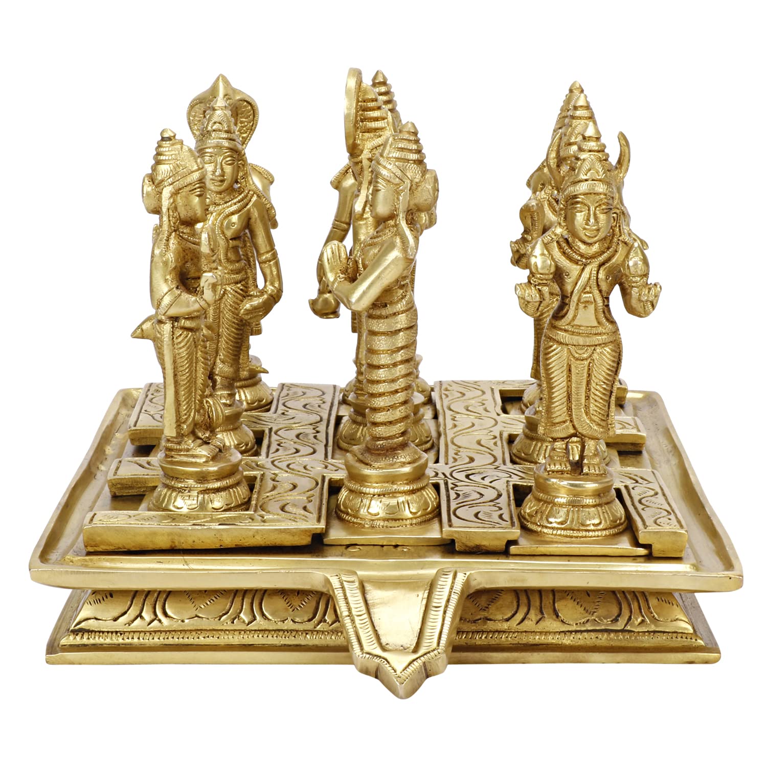 ARTVARKO Brass Navagraha Statue Nine Plant Kundli Navgraha Puja to ...