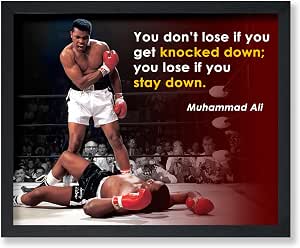 Poster Master Pôster You Lose If You Stay Down - Impressão esportiva ...