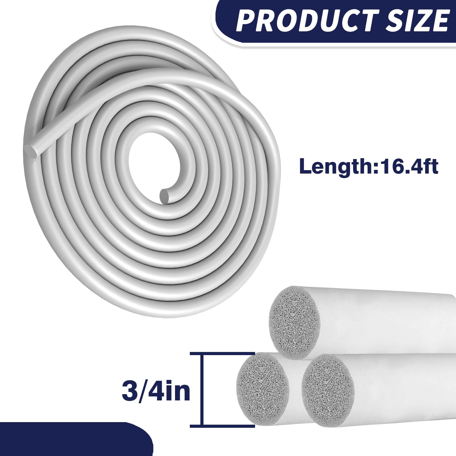 Snapklik.com : DGSL Backer Rod 3/4 Inch, Caulk Saver For Gaps And Joint ...