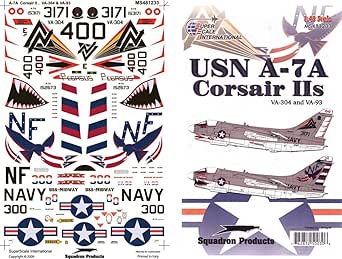 Amazon.com: Superscale USA USN A-7A Corsairs IIs Decals #1 : Arts ...
