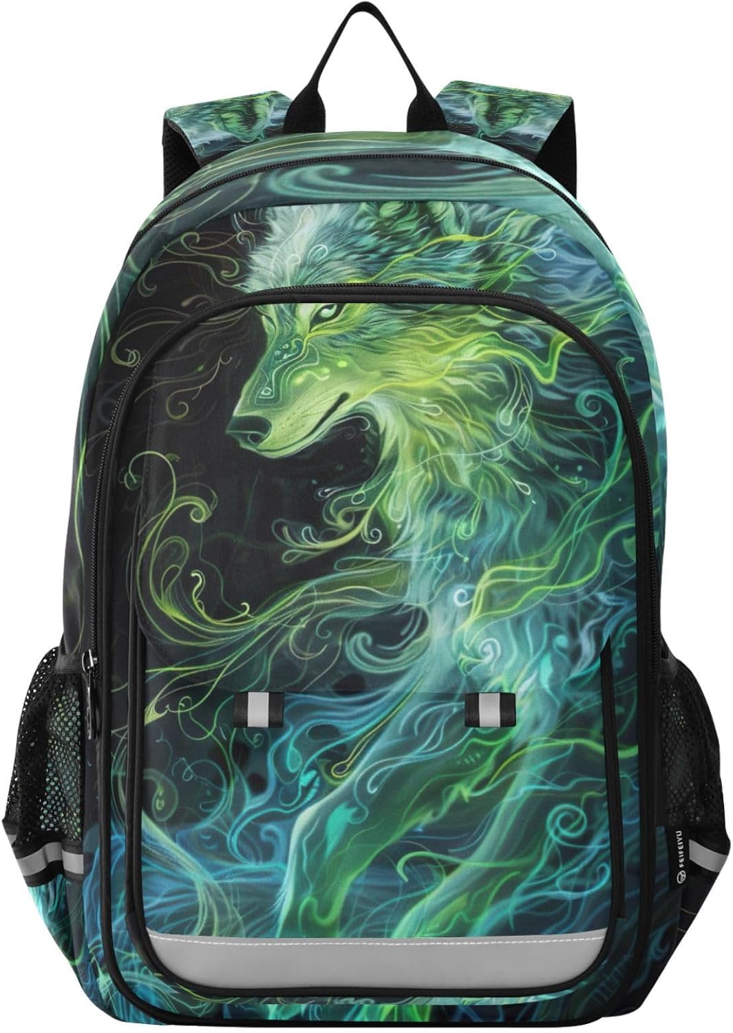 Amazon.com: UMIRIKO Neon Glowing Green Wolf Animal 202b6140 : Electronics