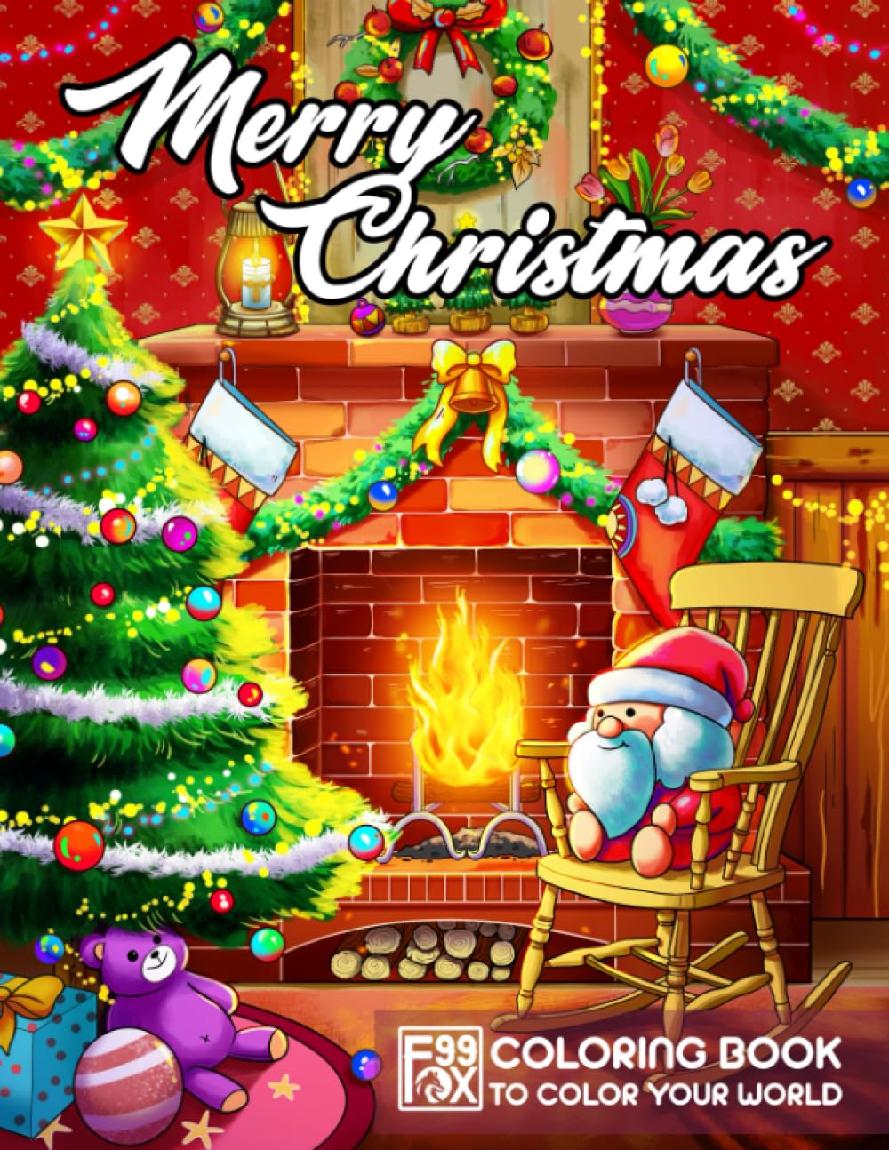 Merry Christmas Coloring Book: Stunning Illustrations of Holiday ...