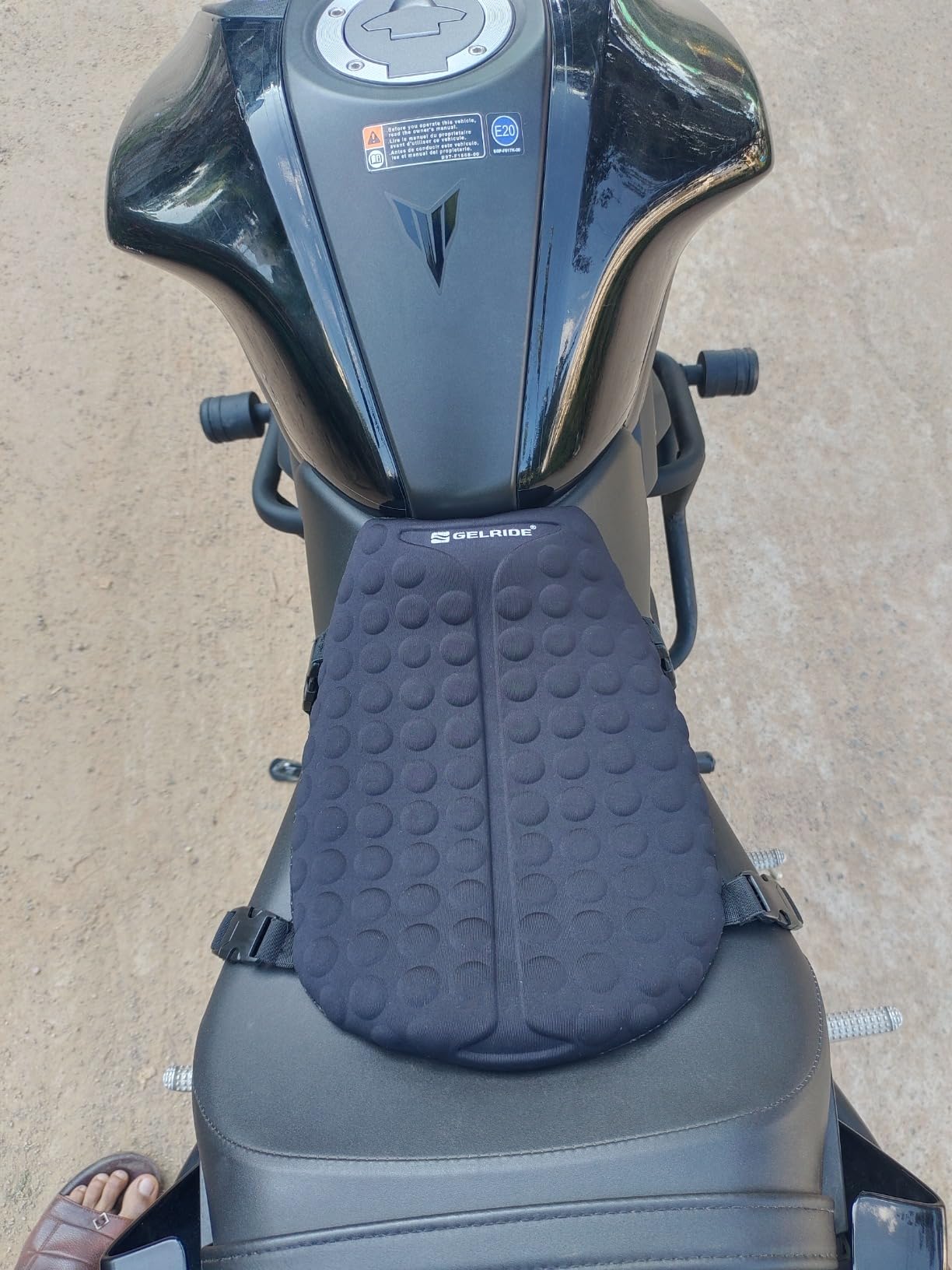 GELRIDE Motorcycle Gel Seat Cushion for Two Wheeler Riders & Daily ...