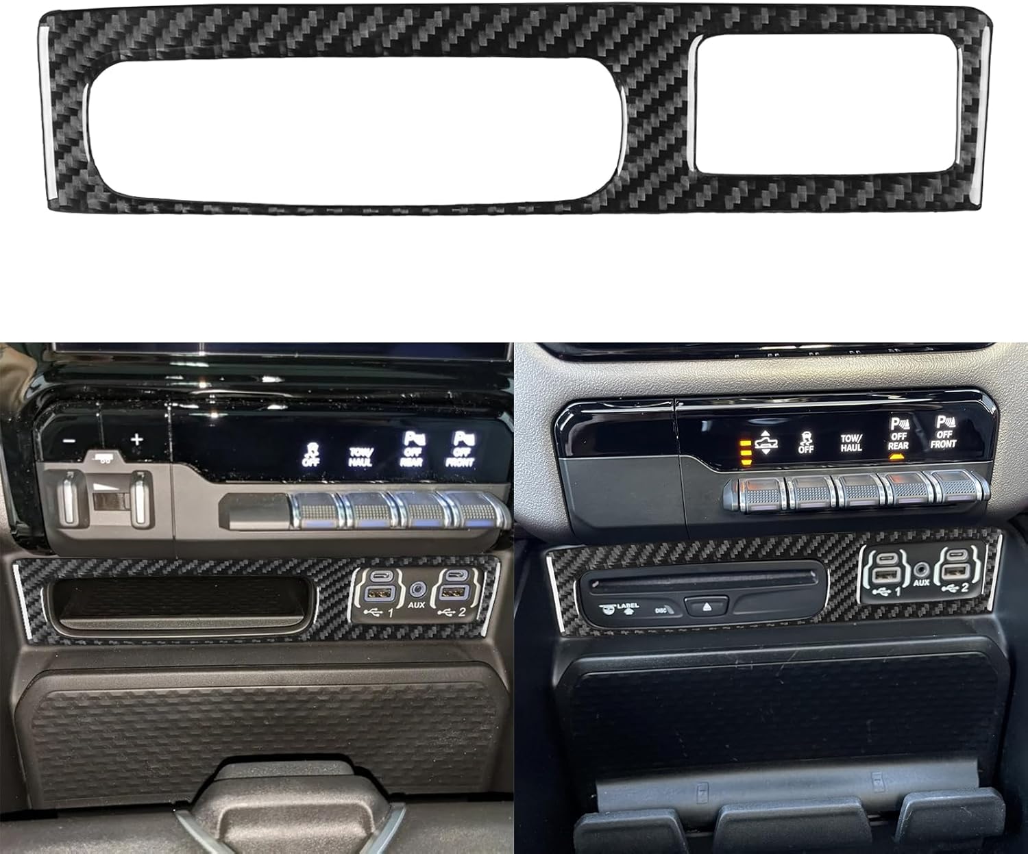 Amazon.com: NVCNX Carbon Fiber Compatible with Dodge RAM 1500/2500/3500 ...