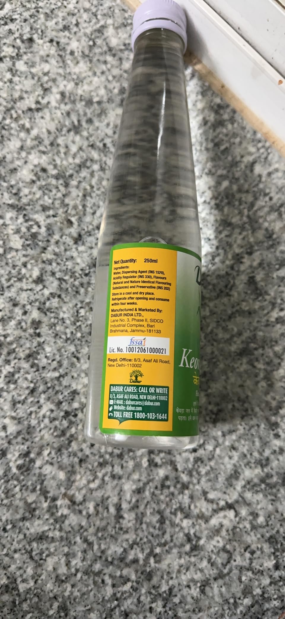 Dabur Keora Water - 250ml : Amazon.in: Grocery & Gourmet Foods