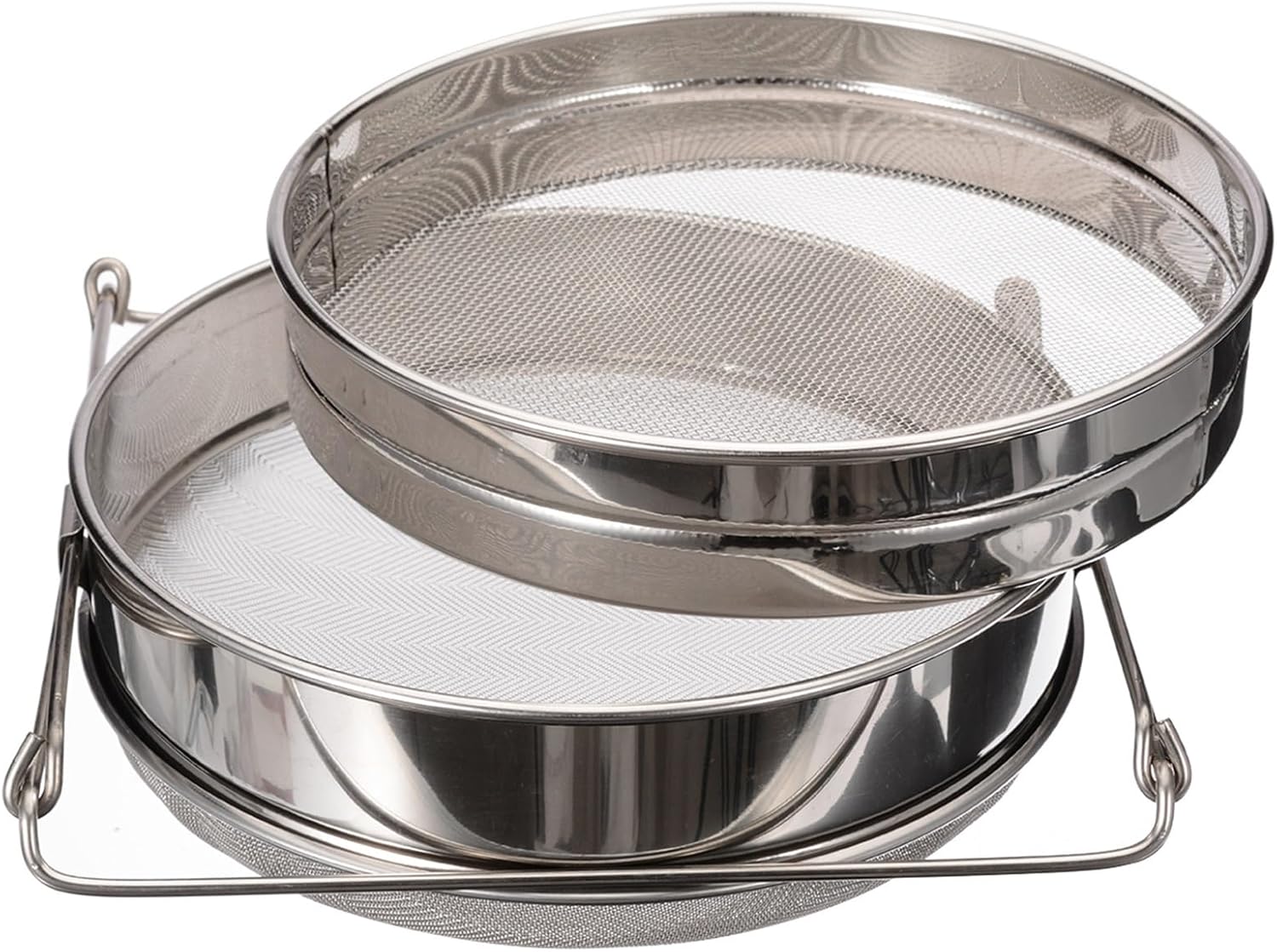 Amazon.com: Food Filter Stainless Steel Double Layer Beekeeping Honey ...