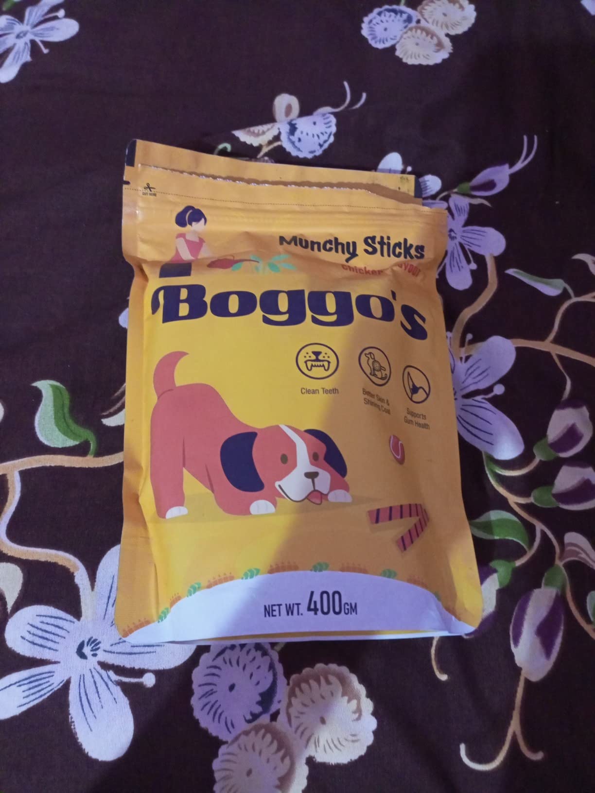 Boggo’s Munchy Sticks (400 Gram) for Dogs, Chicken Flavour Suitable ...