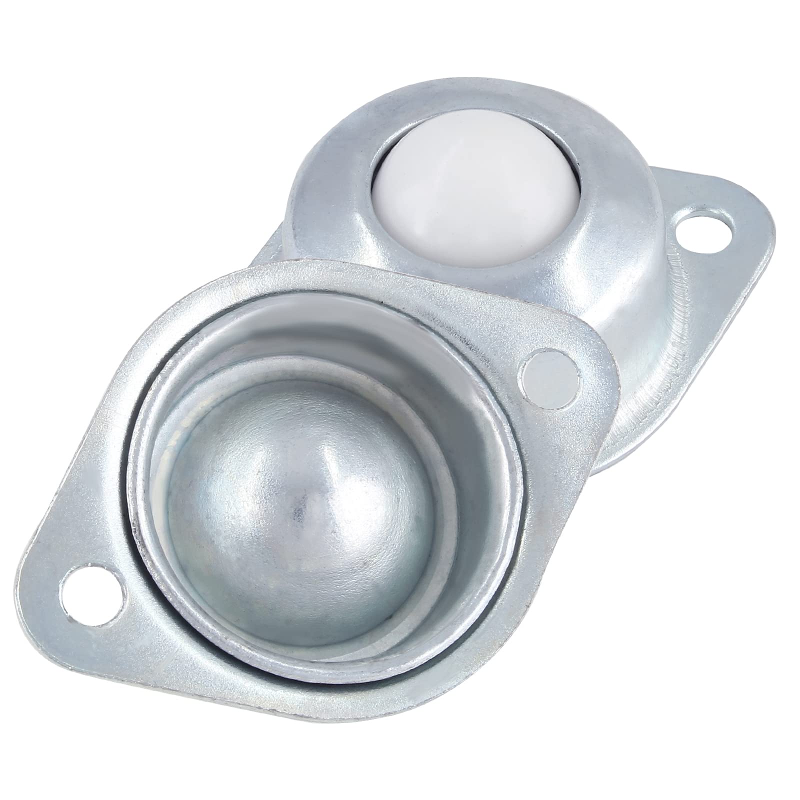 Buy Uenhoy 10 Pcs 5/8" Roller Ball Transfer Bearing Nylon Roller Flange ...