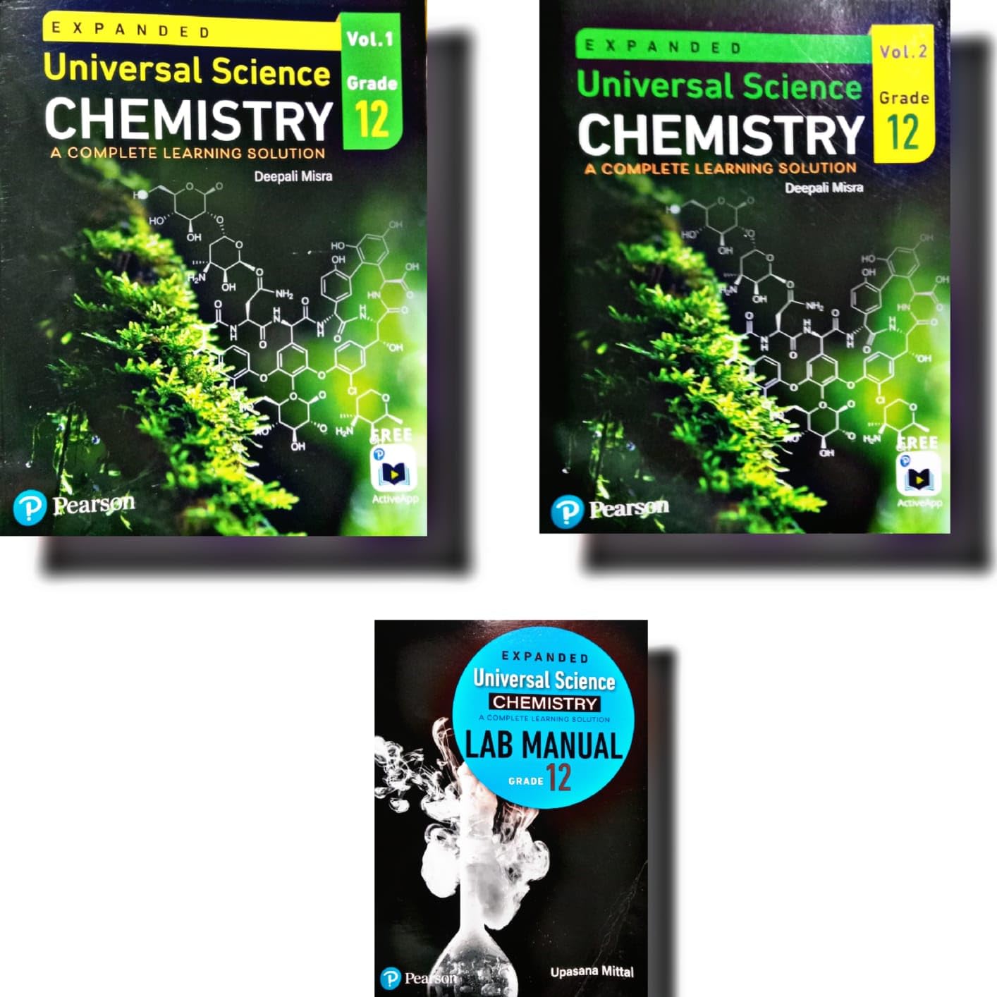 Pearson Expanded Universal Science Chemistry Class 12 Vol.1&2 With ...