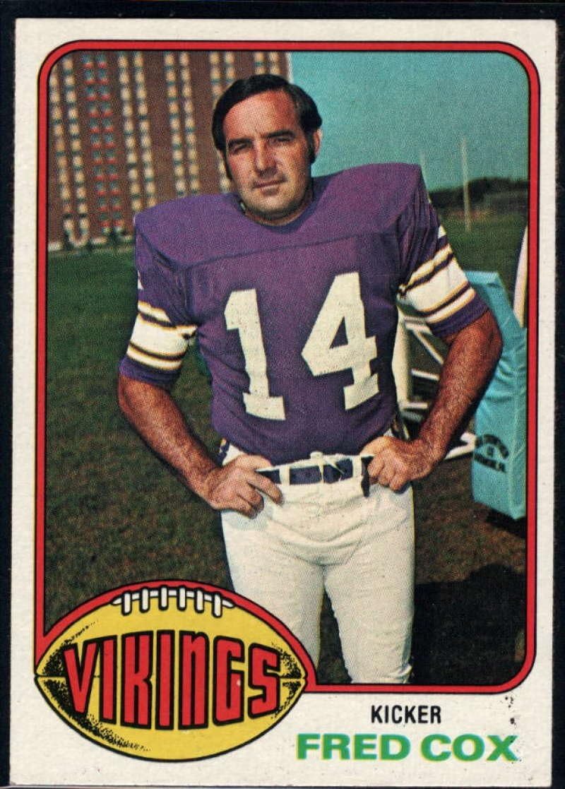 Amazon.com: Football NFL 1976 Topps #479 Fred Cox Vikings ...