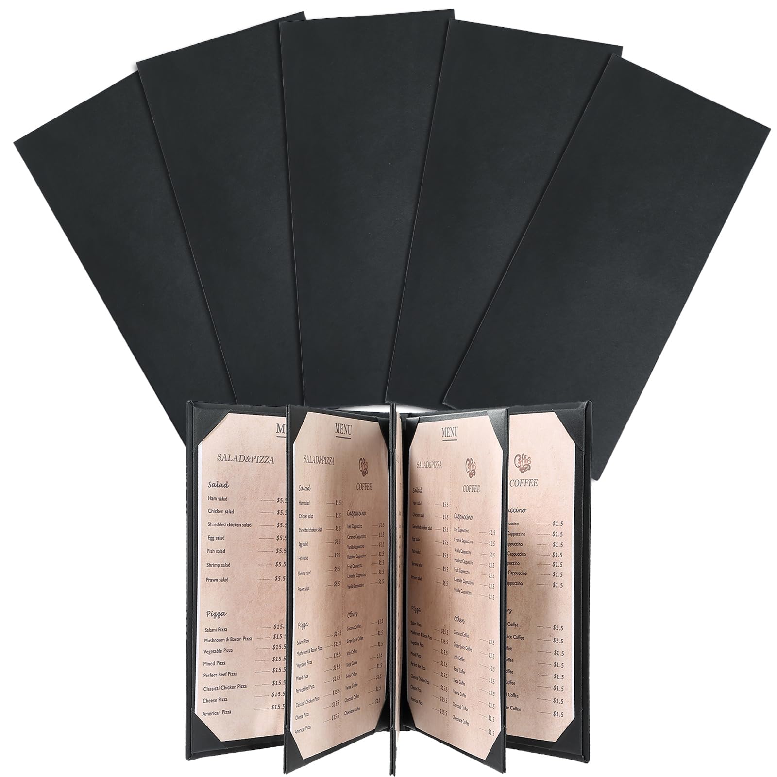Snapklik.com : FLKQC Restaurant Menu Covers Holders 4.25" X 11 ...