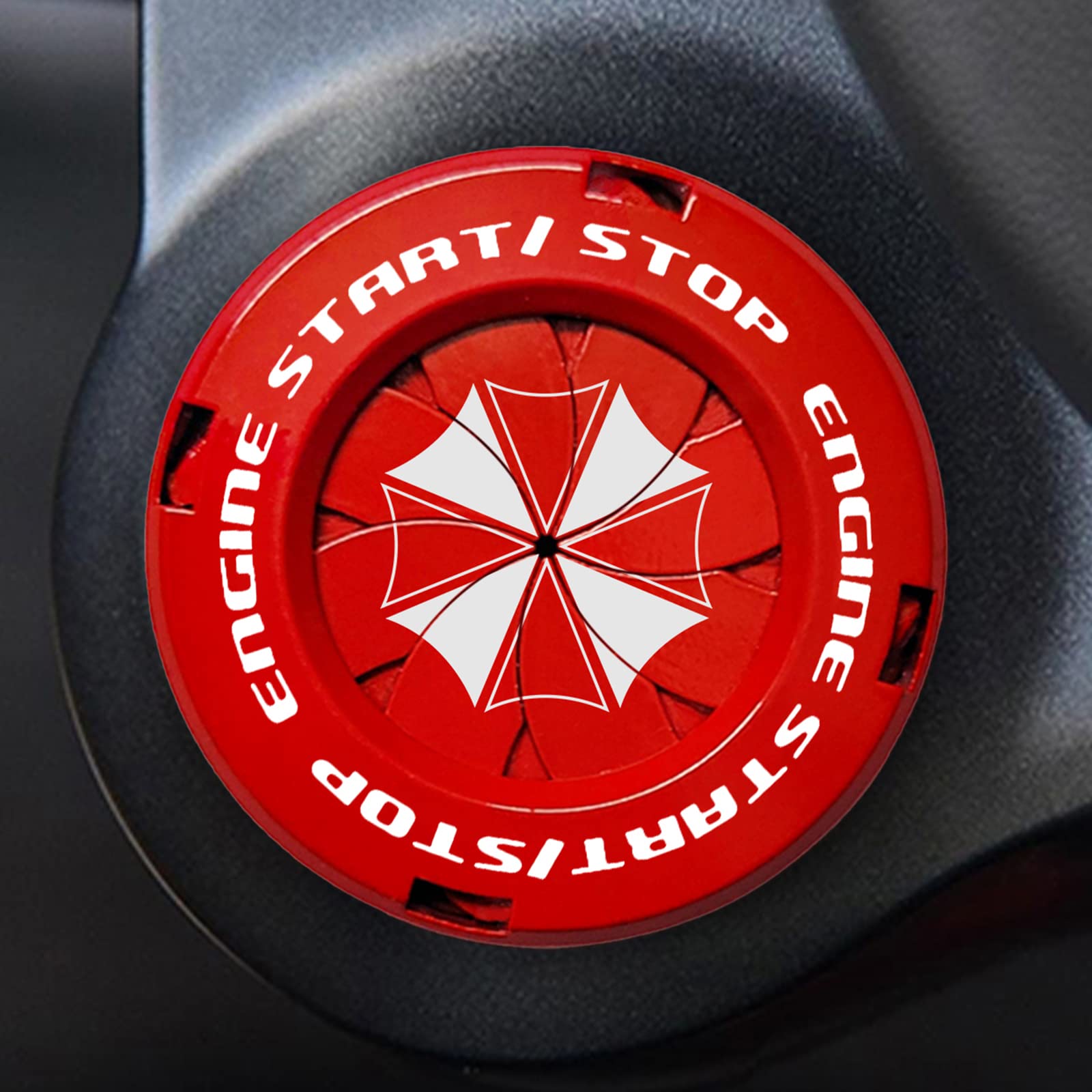 Snapklik.com : Rotary Push Start Button Cover, Umbrella Car Accessories ...