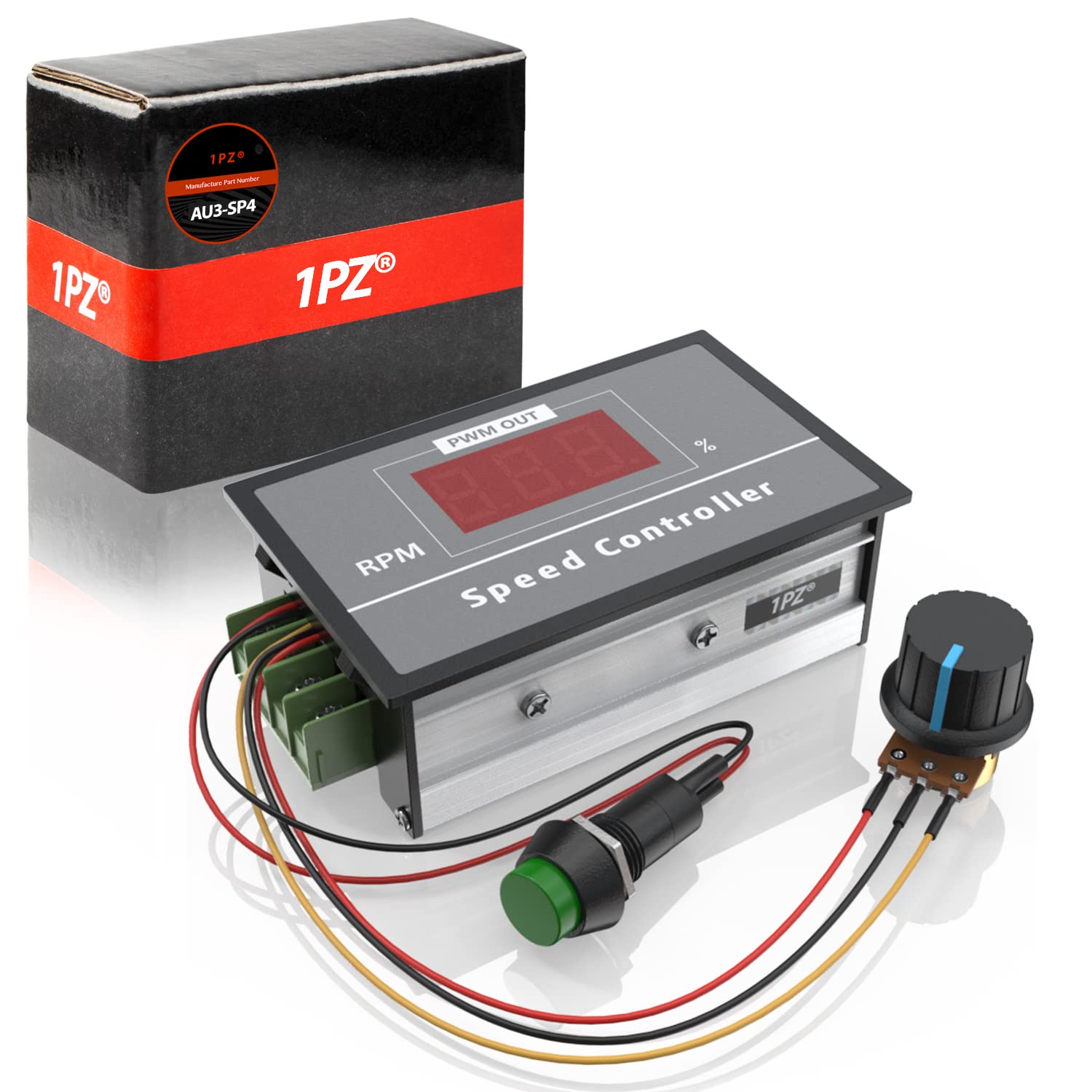 1PZ AU3-SP4 PWM DC Motor Speed Controller DC 6-60V 6V 12V 24V 48V 30A ...