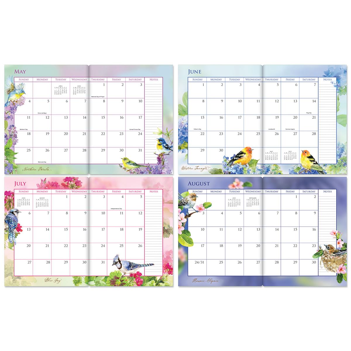 Snapklik.com : 2025 Year Of Birds Desk Planner & Calendar, 8.5x11-Inch ...