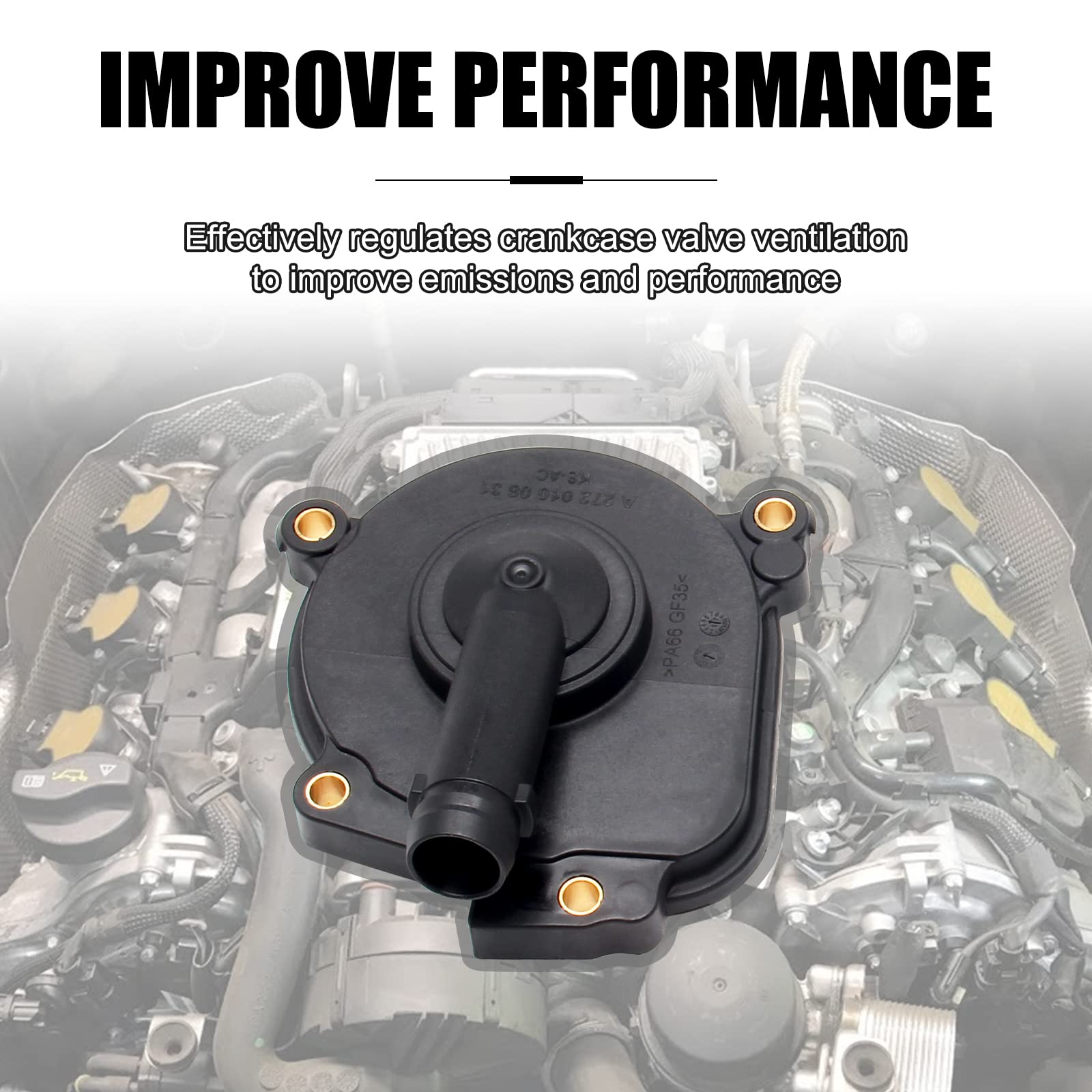 Snapklik.com : Somusen PCV Valves Crankcase Breather Oil Separator ...