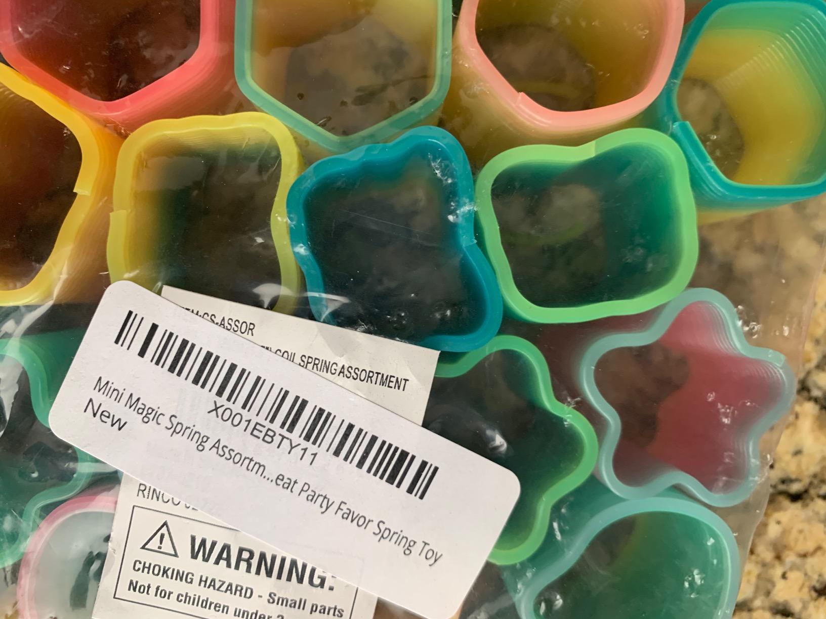 Amazon.com: Mini Magic Spring Assortment - Bulk Pack of 50 Rainbow ...