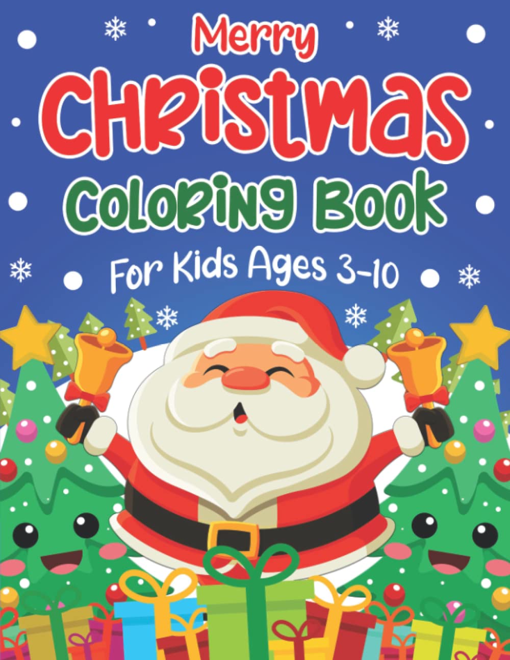 Merry Christmas Coloring Book for Kids: Fun Christmas Holiday Designs ...