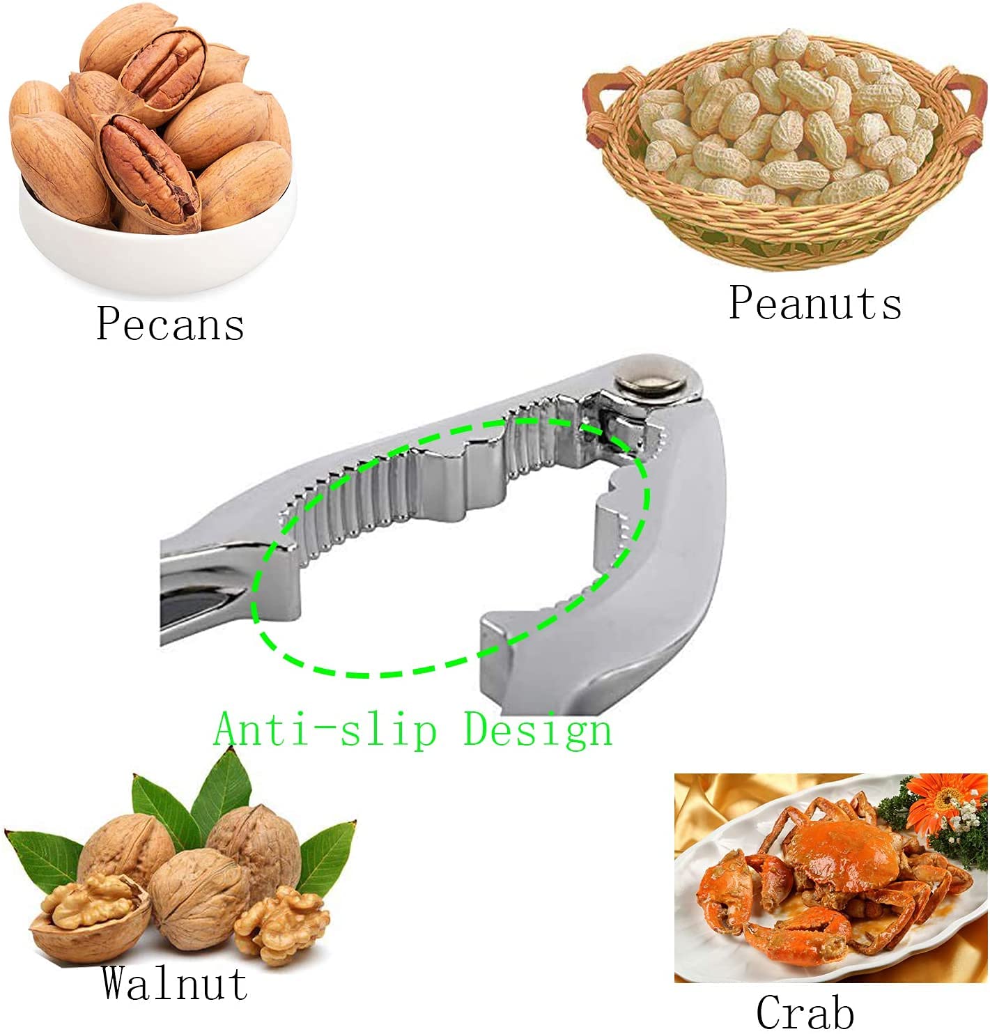 Utensil Set HYDDNice Seafood Tools Kit Heavy Duty Lobster Nut Cracker