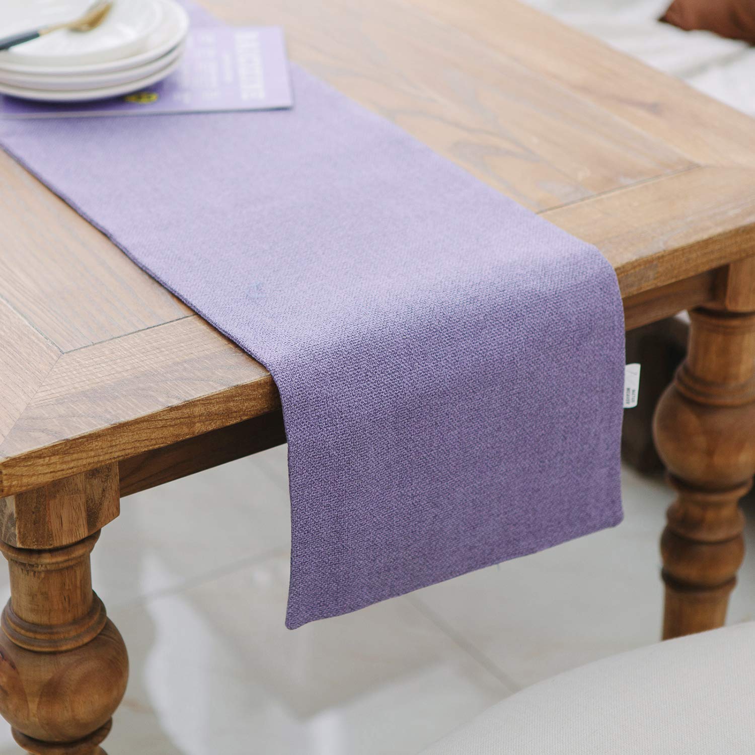 Amazon.com: 2 Piece Fabric in 1 Dining Table Runner 12 x 36 inches ...
