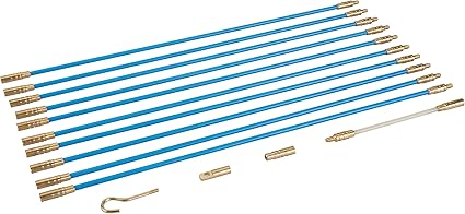 Silverline Cable Rods / Duct Rods Kit 13 Pieces 10mm x 330mm (633570 ...