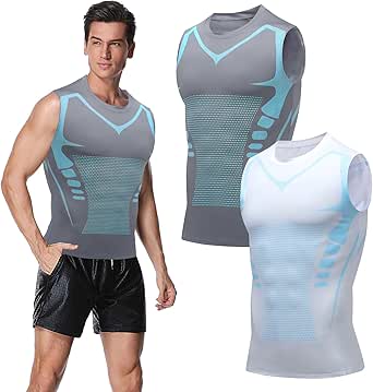 Ronronner Pack of 2 2024 Ionic Shaping Vest, Ionic Shaping Men's ...