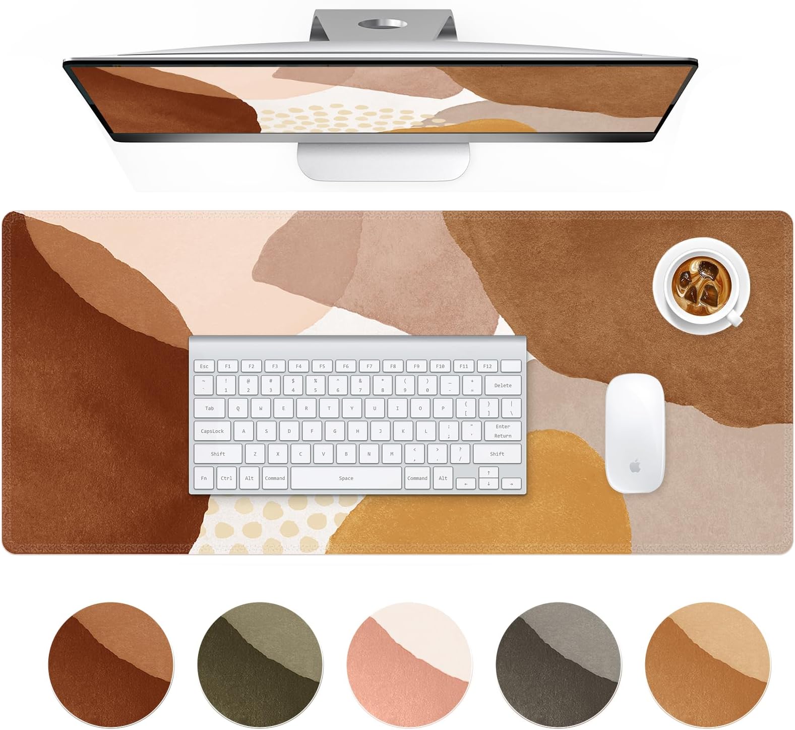 Amazon.com : HAOCOO Desk Matt for Desktop, Computer Desk Pad Mat, Large ...