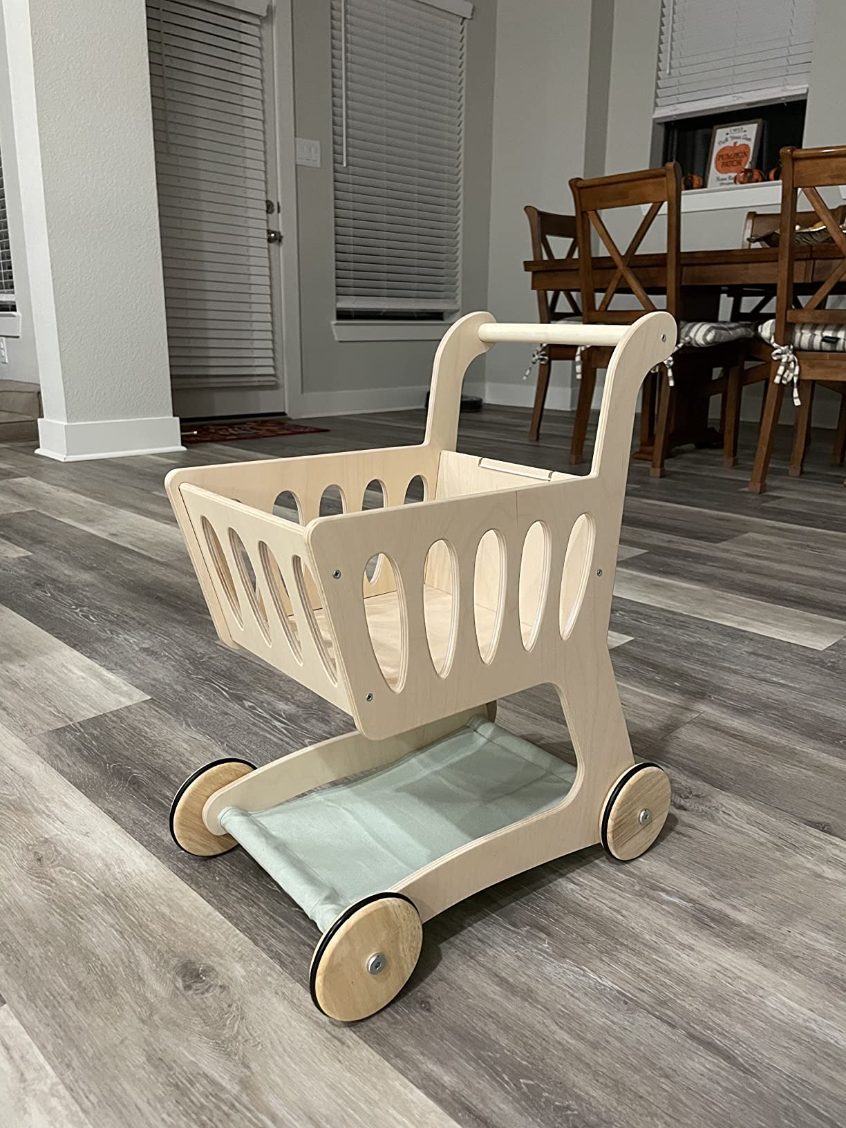$17/mo - Finance Tender Leaf Toys - Shopping Cart - Wooden Shopping ...