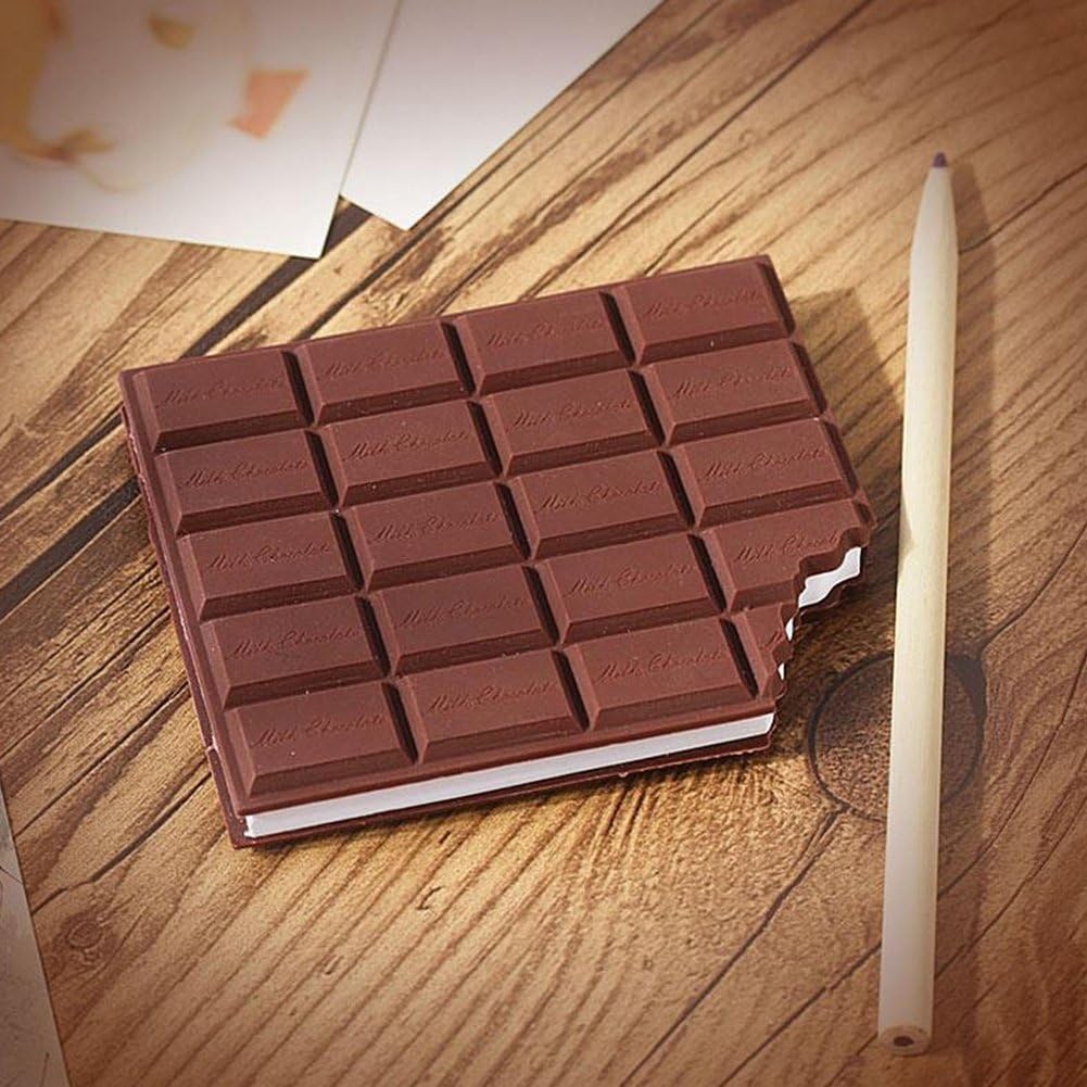 Amazon.com: everd1487HH Tempting Chocolate Cover Notepad Notebook ...