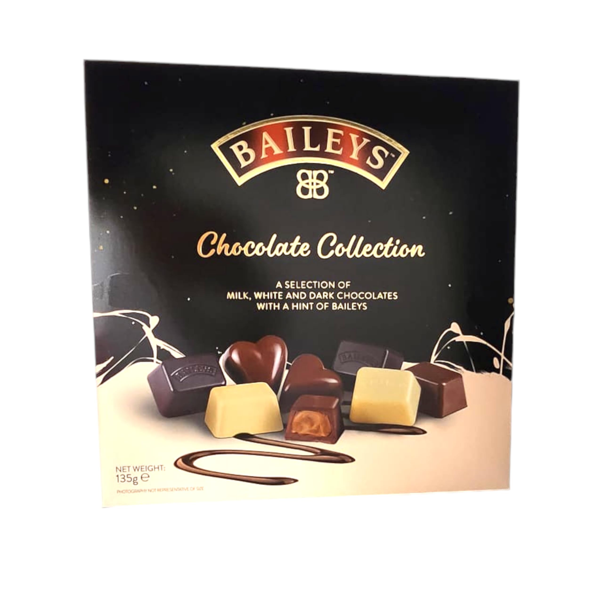 Bailey Chocolate Collection Gift Box, 135g - Milk, White, Dark ...