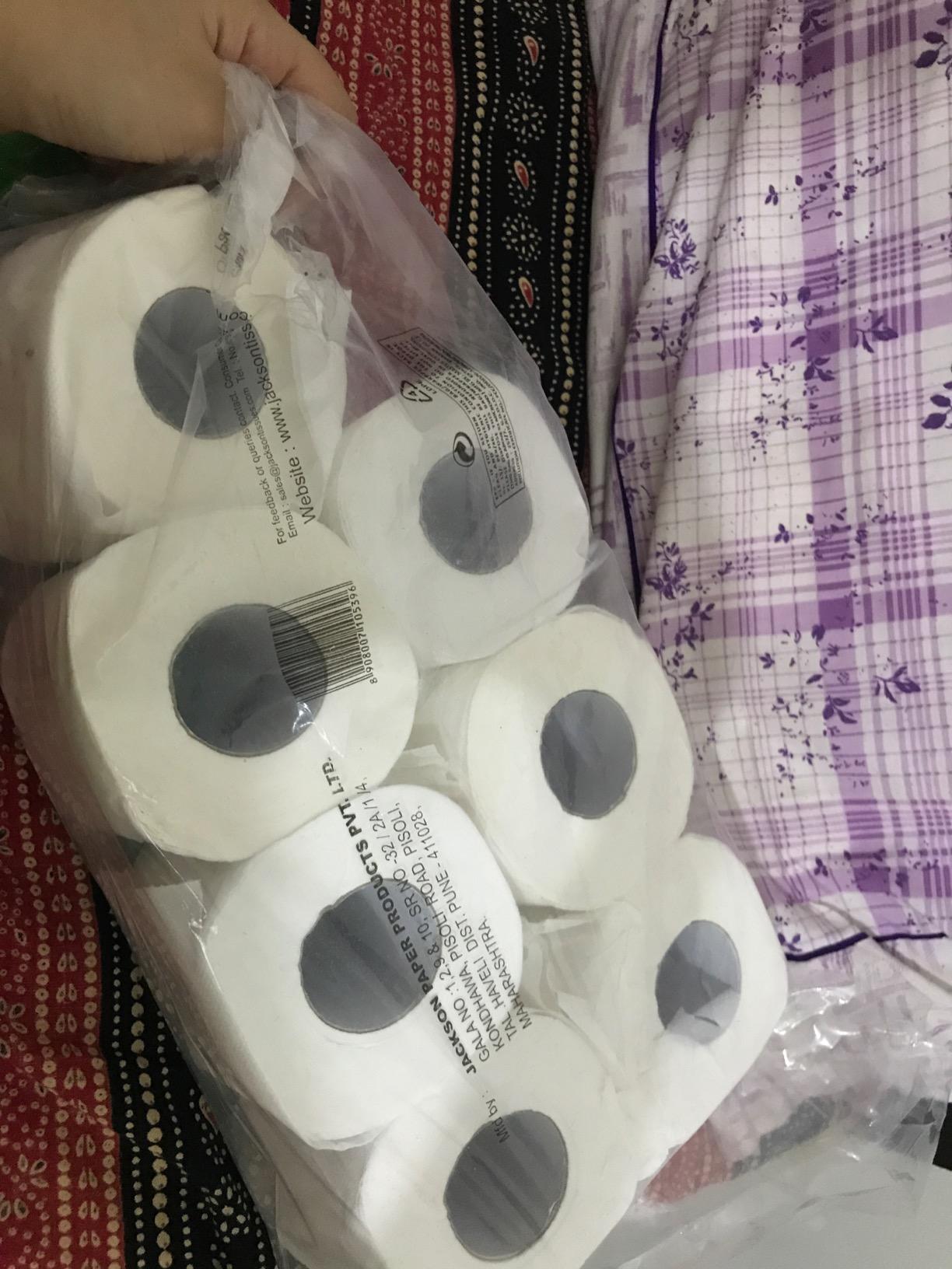 Jackson Toilet Paper 2 Ply (Pack of 10 Rolls) 270+ Tissue Paper Pulls ...