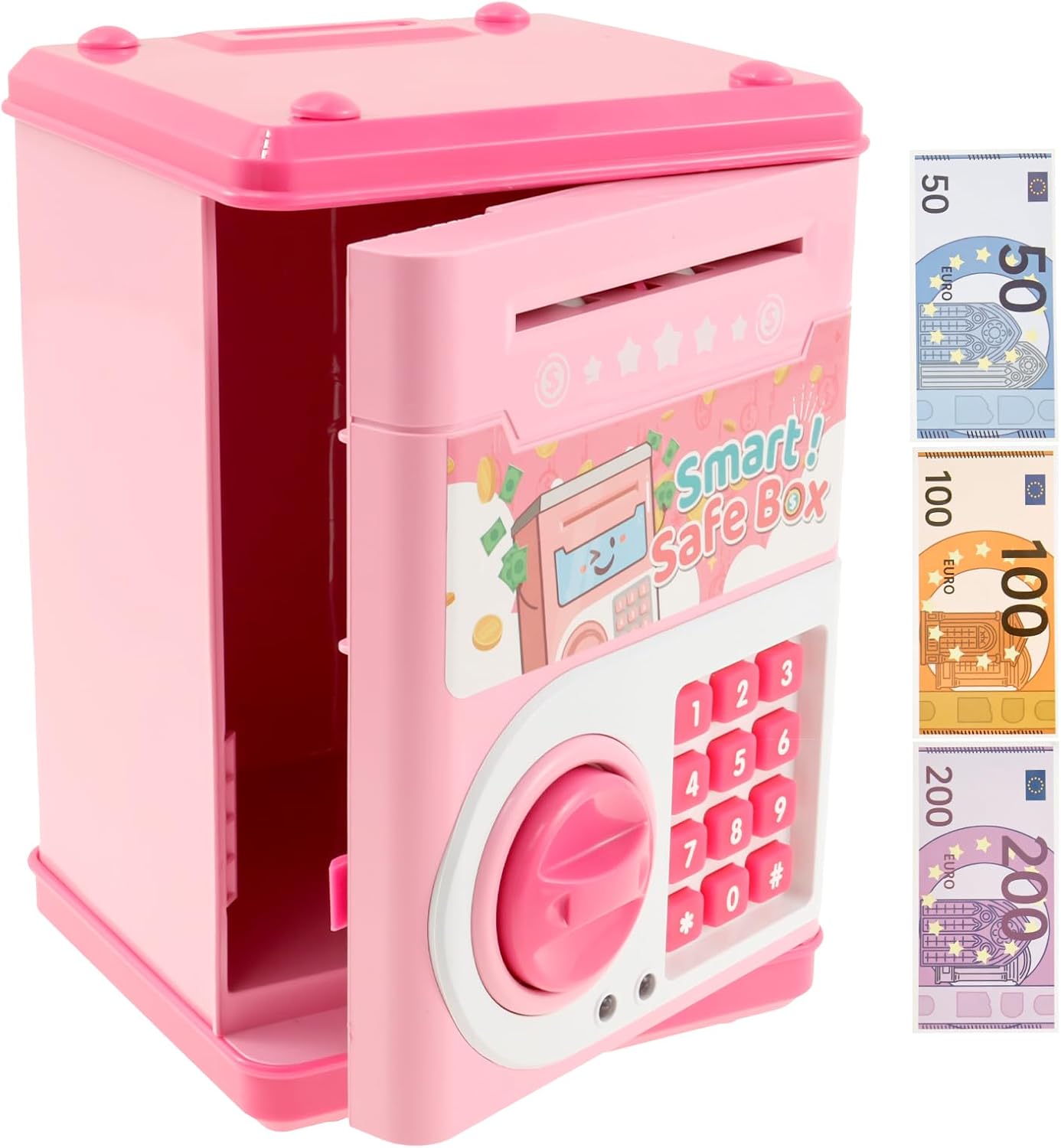 Piggy Bank for Kids Age 3-12, Cute Electronic Kids Money Box with ...