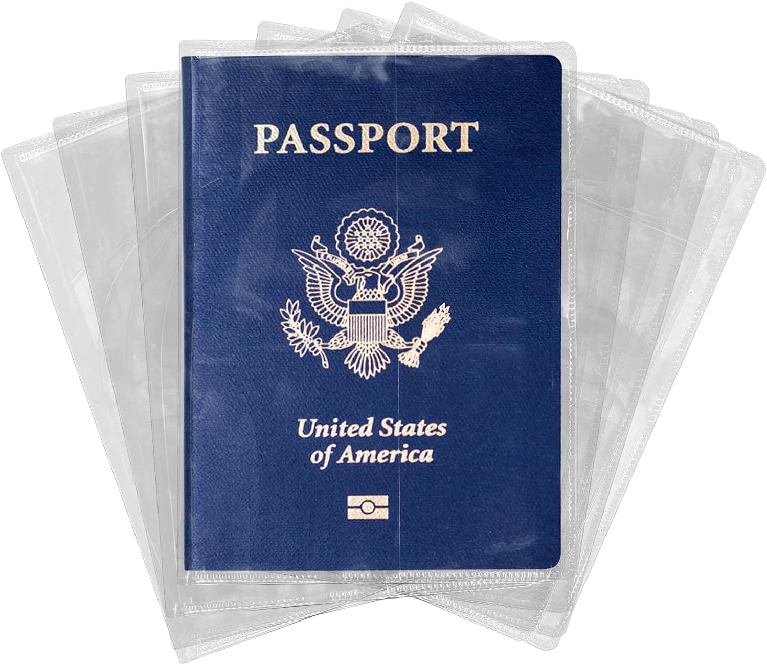 Amazon.com | Clear Passport Protector Holder Waterproof Plastic ...